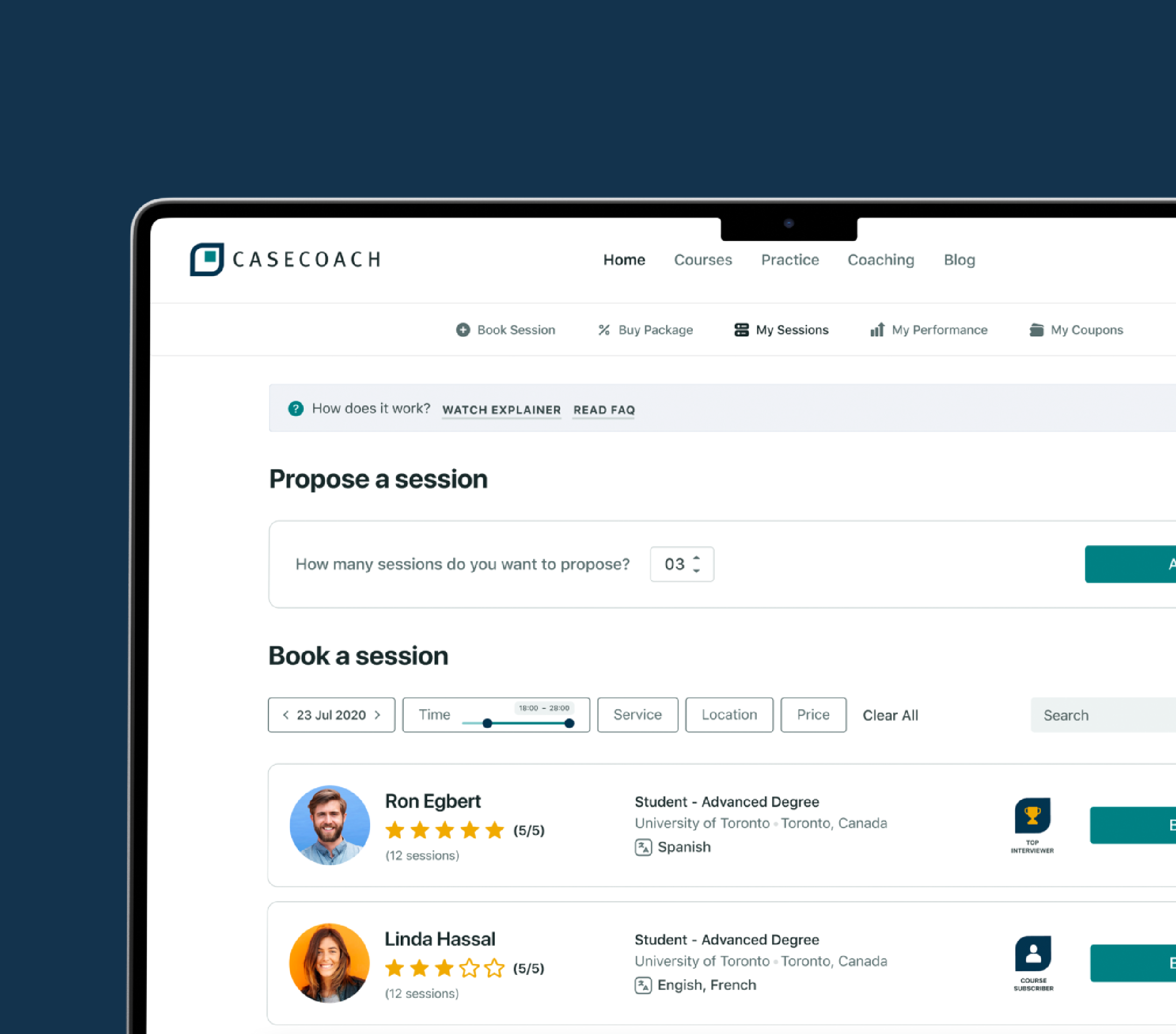 CaseCoach | Interview Preparation E-Learning Platform | Stead.global