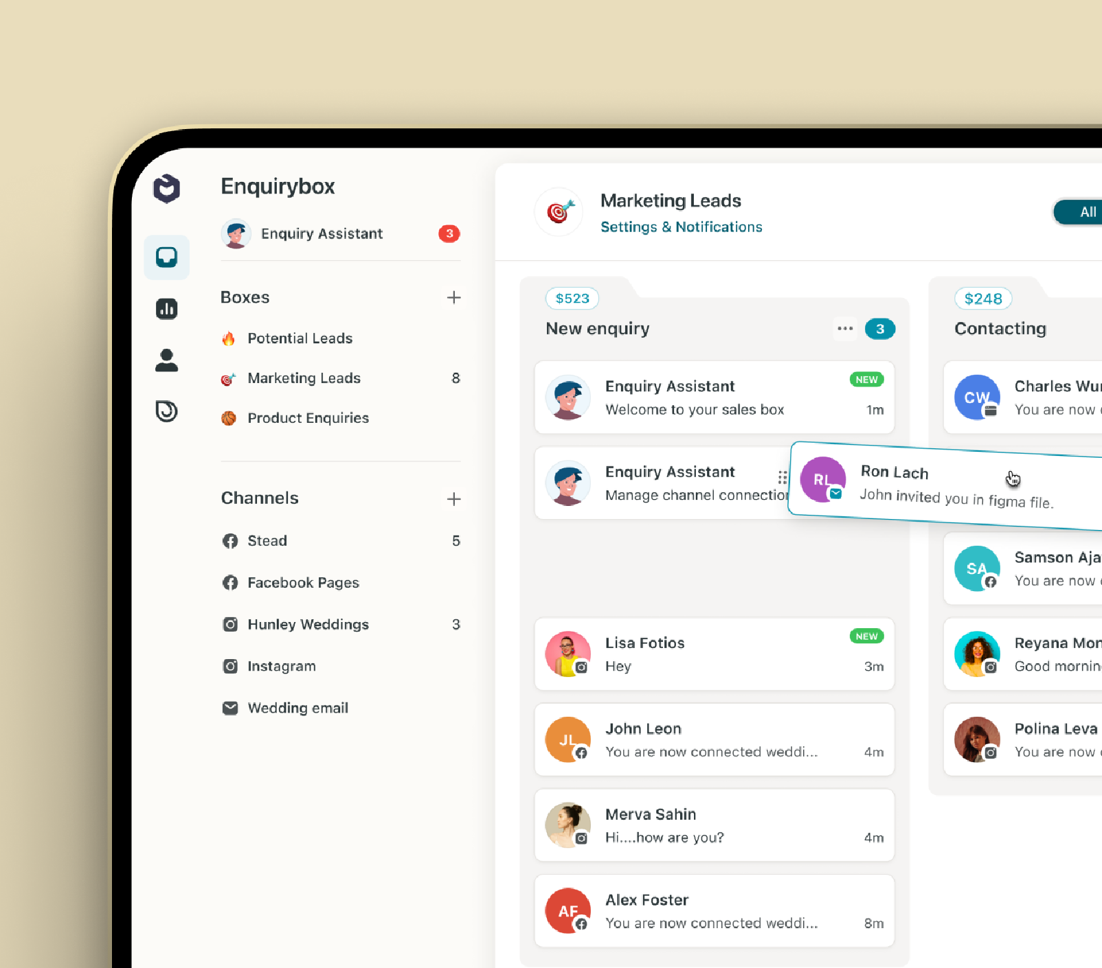 Enquirybot | Intelligent Sales-Generating Chatbot | Stead.global