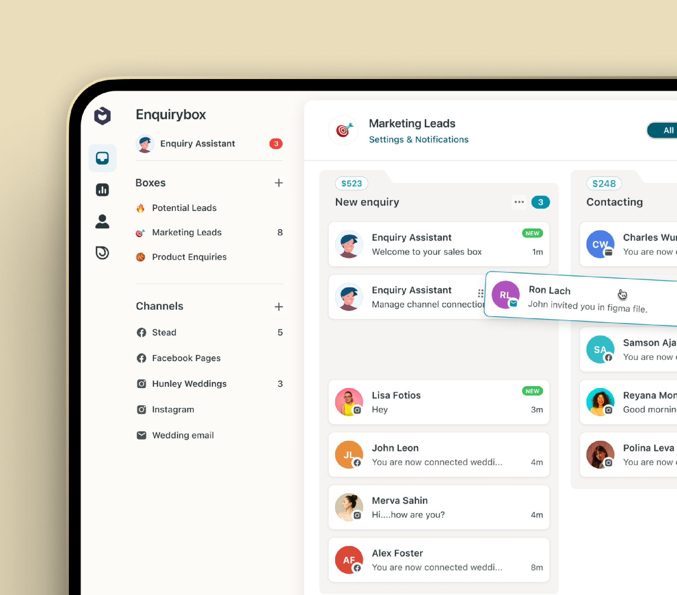 Enquirybot | Intelligent Sales-Generating Chatbot | Stead.global
