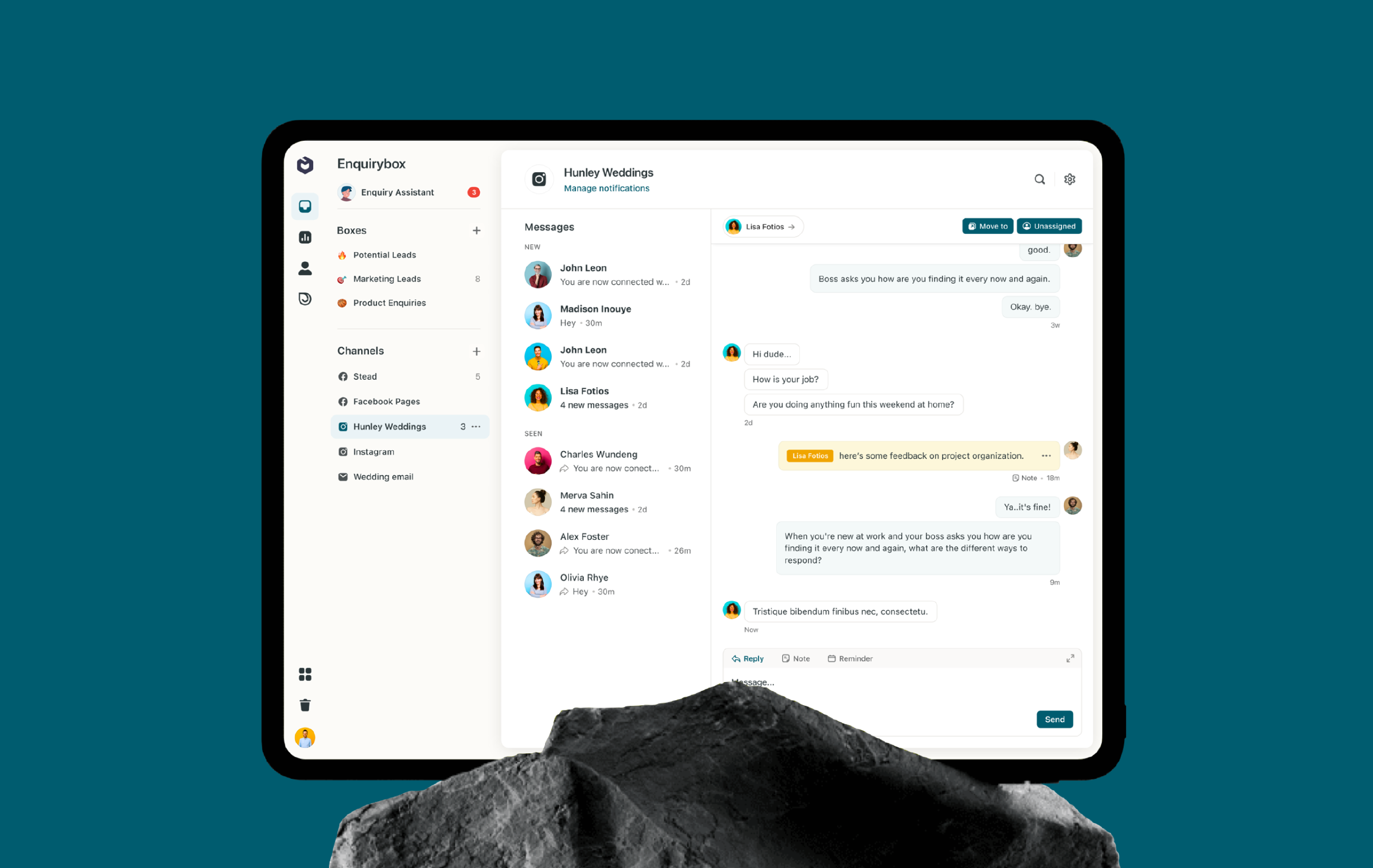 Enquirybot | Intelligent Sales-Generating Chatbot | Stead.global